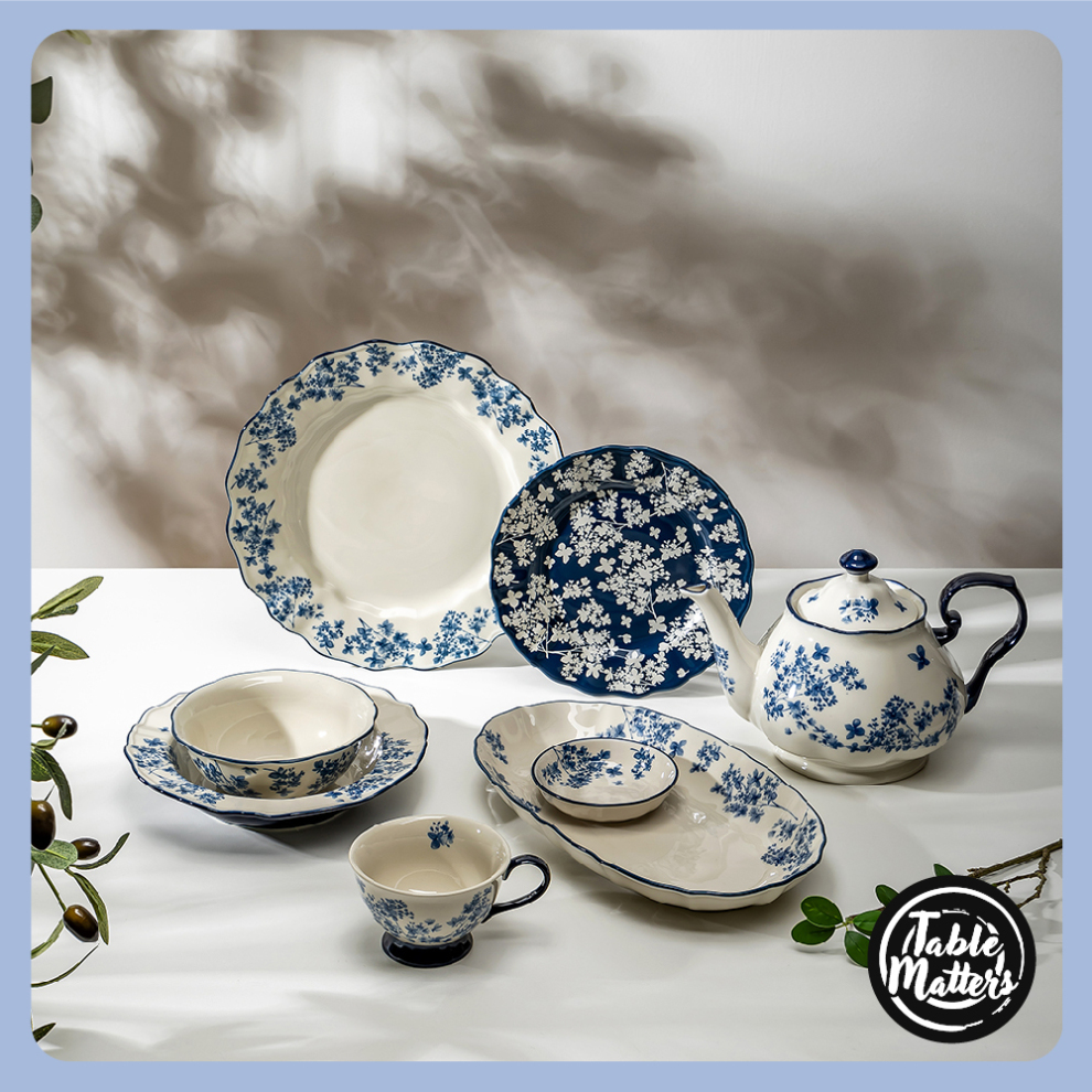 Upgrade Your Tableware with the Table Matters Gamma Blue Collection