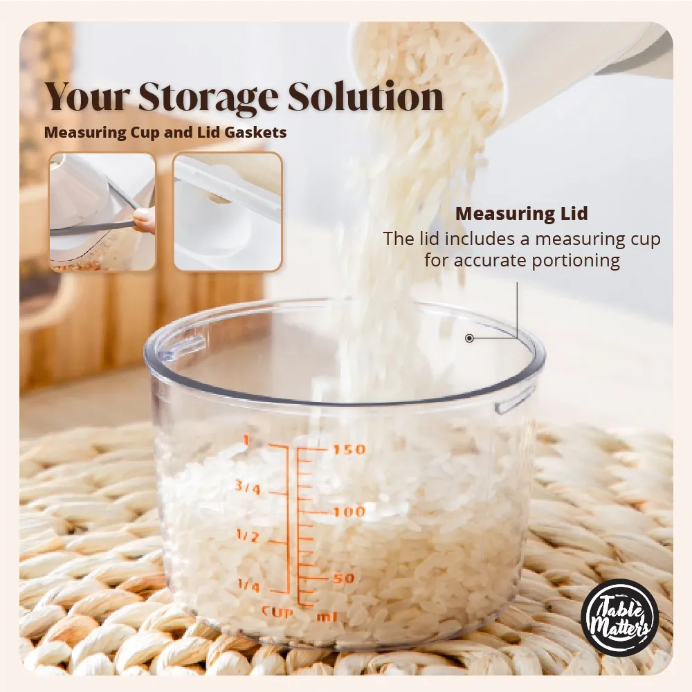 KLEAR Airtight Food Grade Compartment Storage Container Collection ...