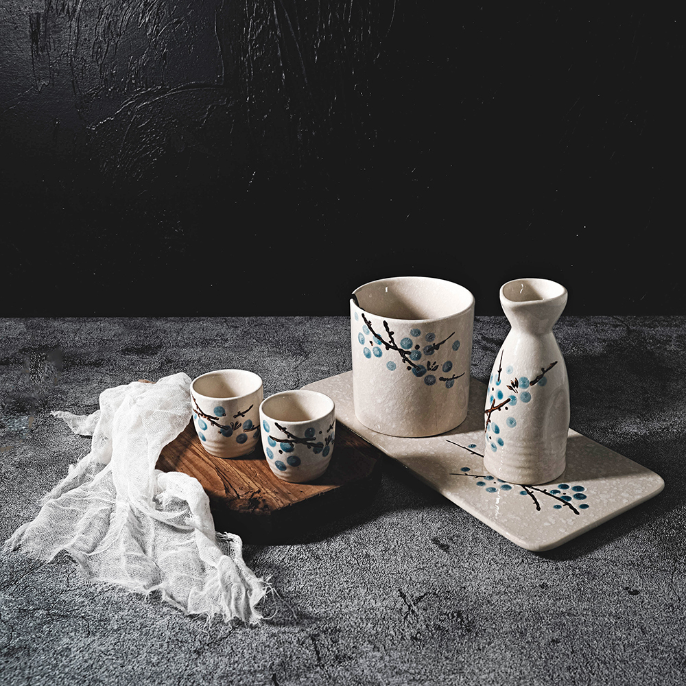 Bundle Deal - 5pcs Sake Set - Tokkuri Blue – Table Matters