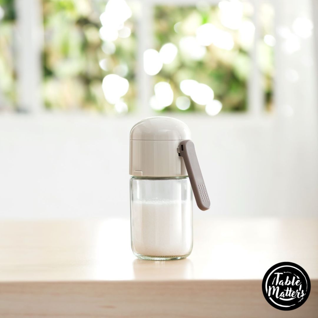 The Perfect Salt Dispenser: HALO Glass Quantitative from Table Matters ...