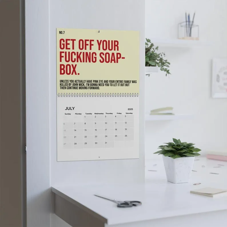 🤣The Year Of Your Fucking Year Calendar-Your Kick-Ass Motivational Ca