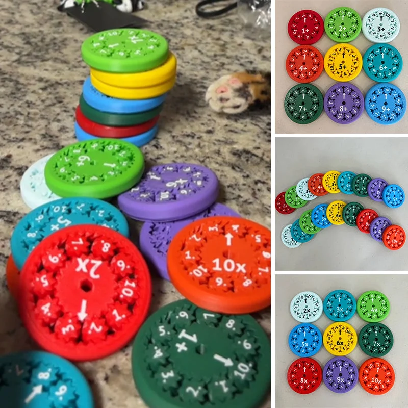 🔢Math Facts Fidget Spinners🧠💡