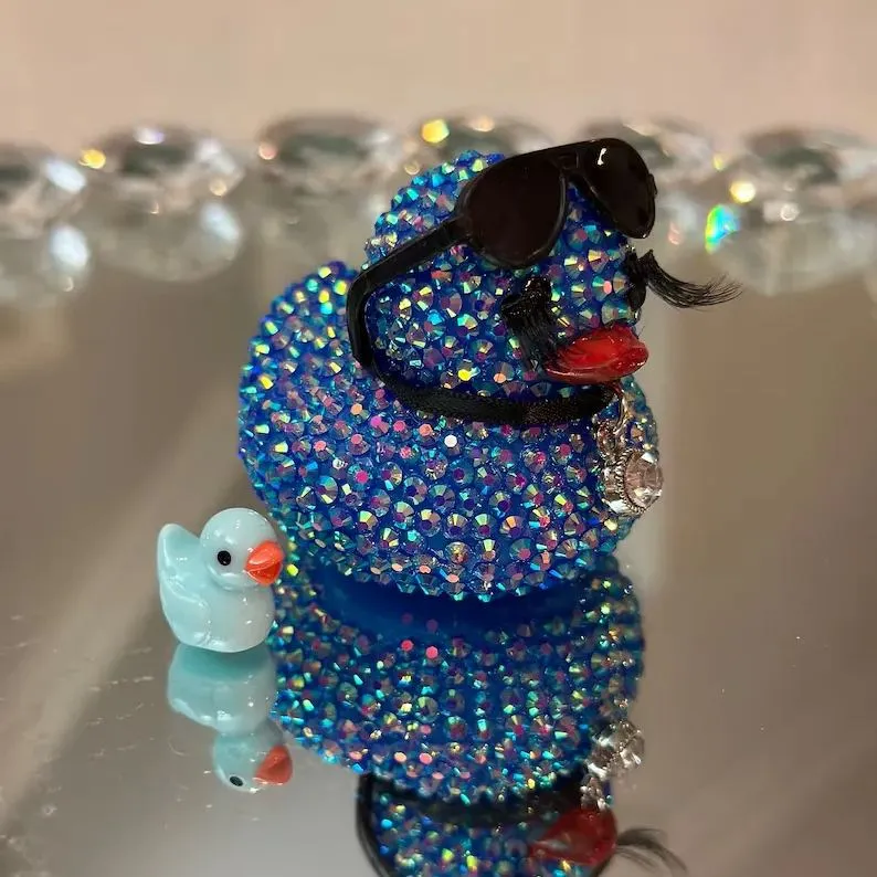 ️Mini Sparkling Rhinestone Bling Ducks