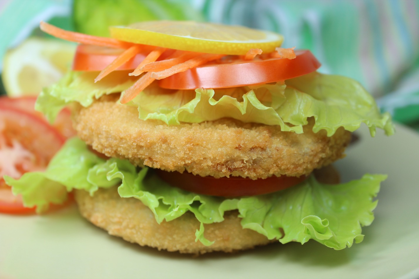 Atlantic Burger [Plant Based Fish Patty]- frozen – Ahimsa Vege Health Food