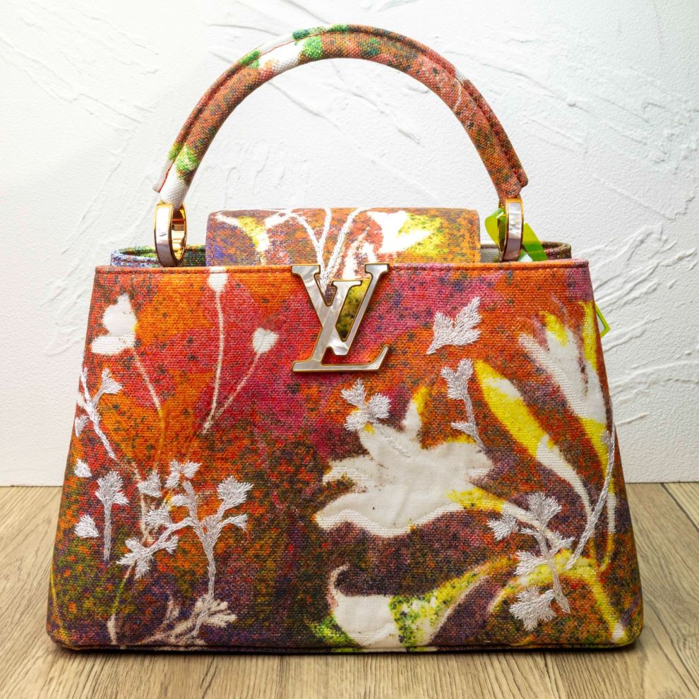 LOUIS VUITTON Pattern LV capucine Artist Collaboration Chip-Hana Vintage