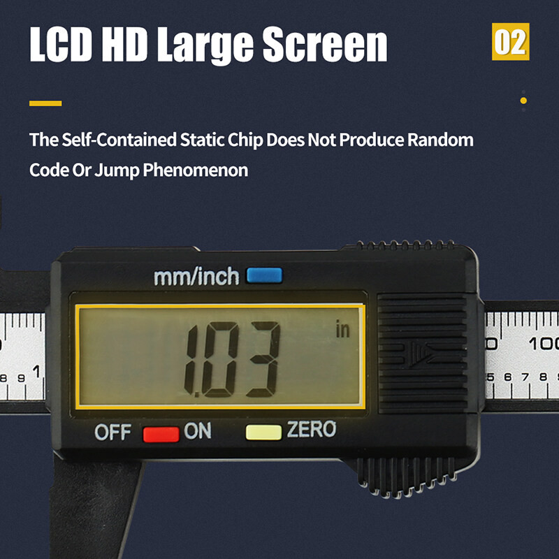 Electronic Vernier Caliper 150mm Ruler Length Depth Digital Measurement ...