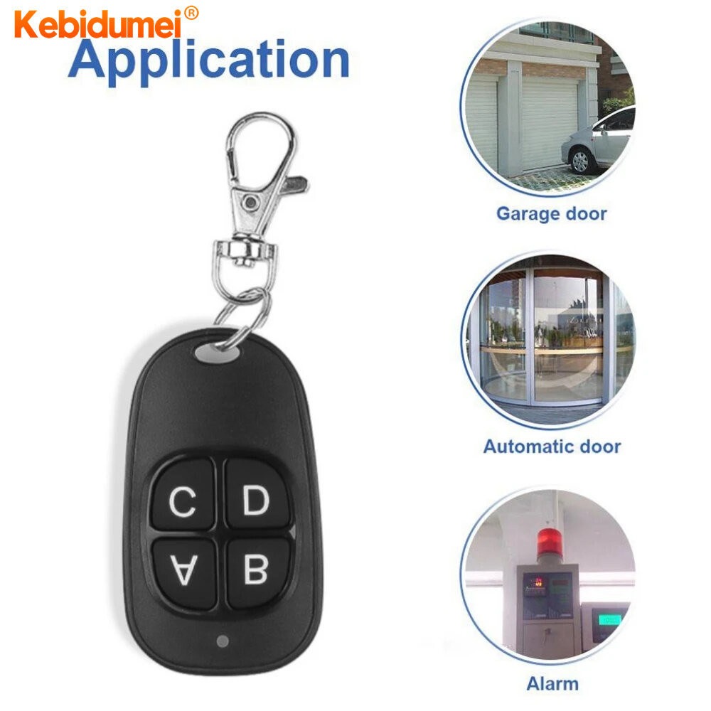 Kebidumei 433Mhz Remote Control 4CH Auto Copy Opener Controller CAME ...