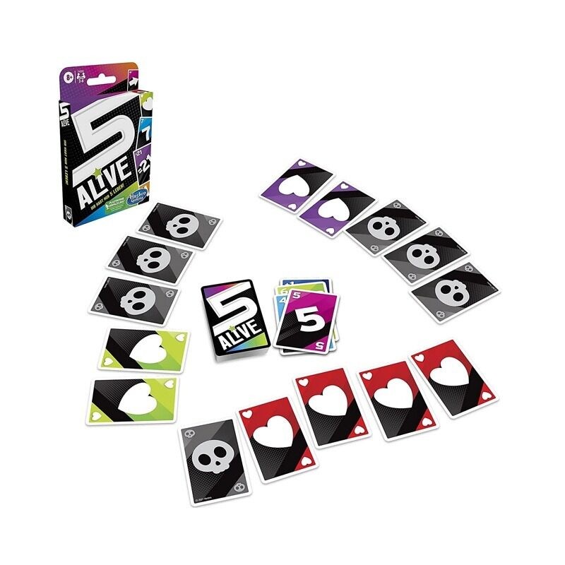Five Alive 5 Alive Card Game Easy to Learn Family Game Board Game – GVI ...
