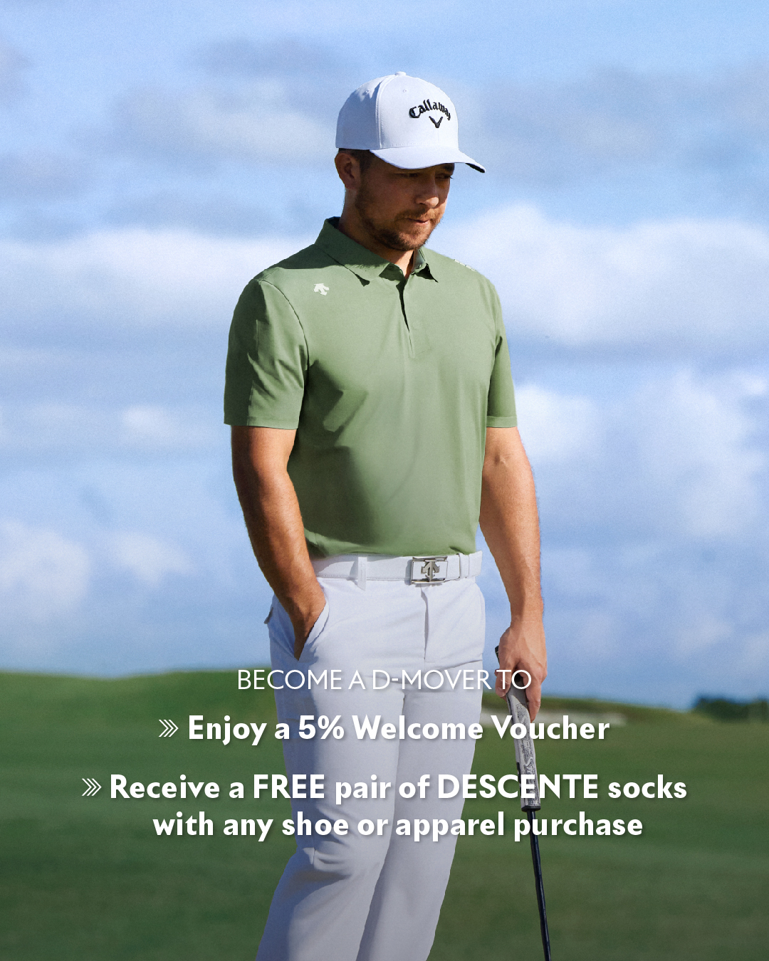 Welcome Exclusive Campaign – Descente SG