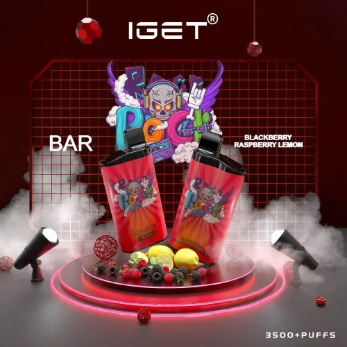 Strawberry Raspberry —— IGET BAR – VapeWaveAu
