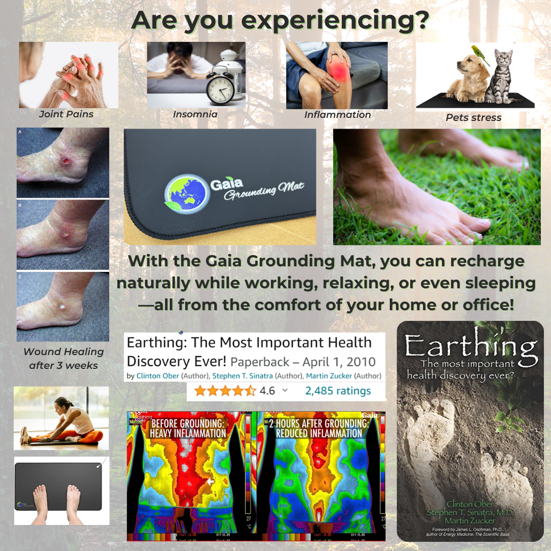 Gaia Grounding Mat: Natural Relief for Sleep, Pain & Inflammation ...