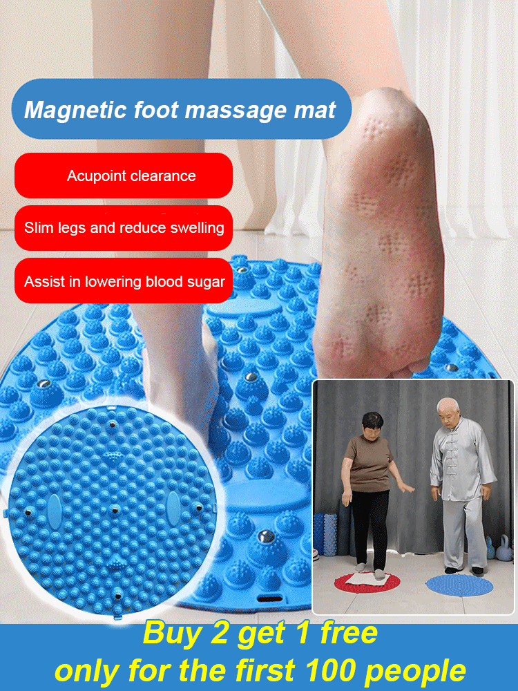 "Magnetic Foot Massage Mat" for stimulating the soles and promoting ...