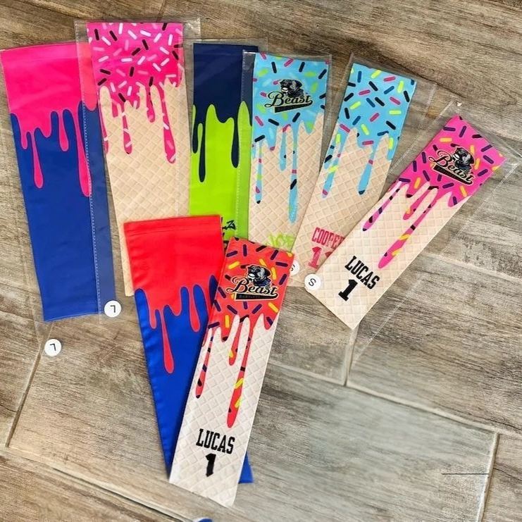 Custom Paint Drip ARM Sleeves for Kids and Adults, Personalized Arm ...