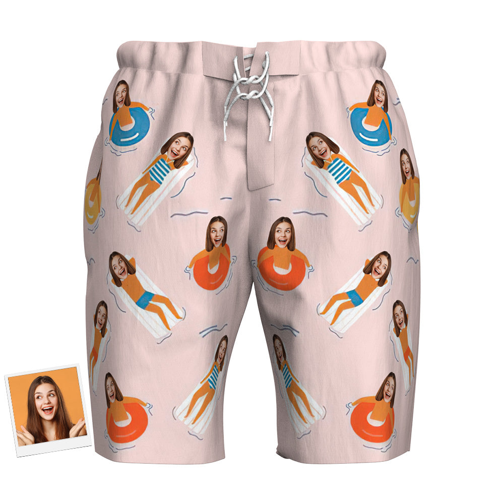 Custom Swim Trunks with Face | Custom Swim Trunks | Personalized Swim ...