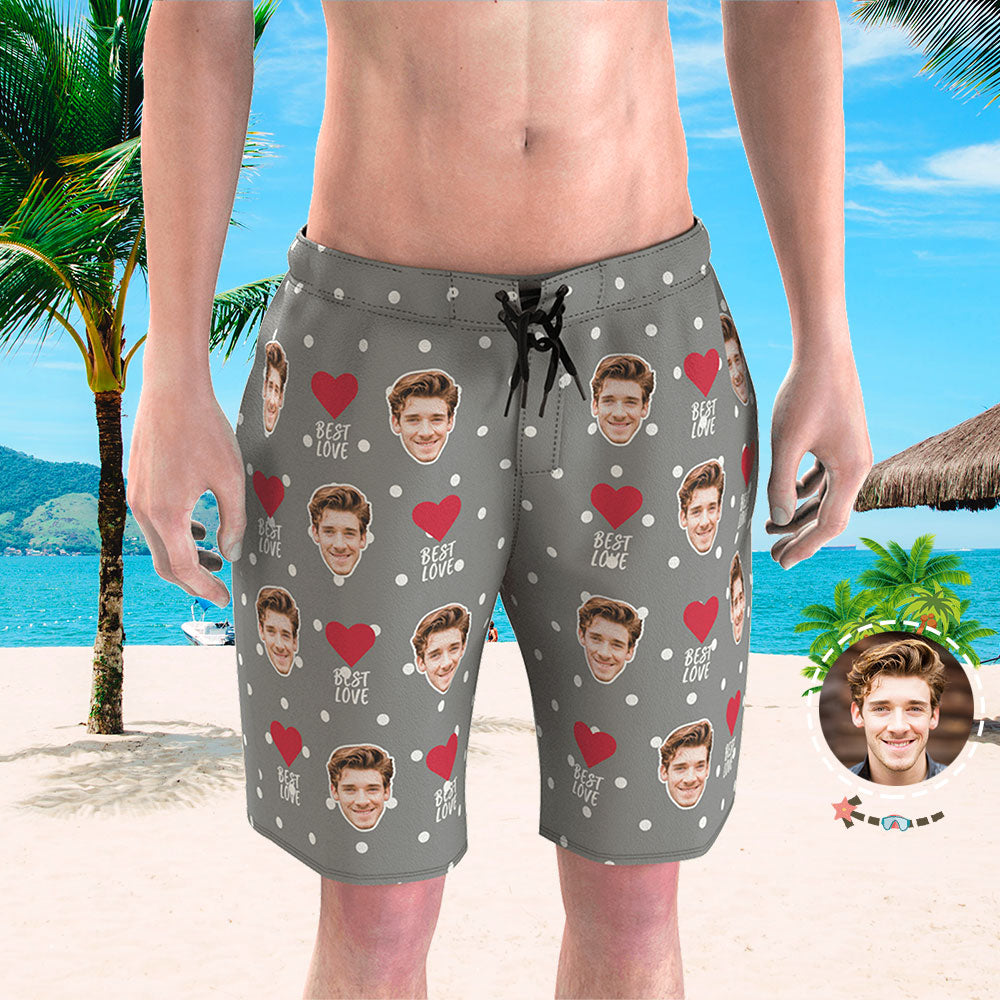 Custom Swim Trunks with Face | Custom Swim Trunks | Personalized Swim ...