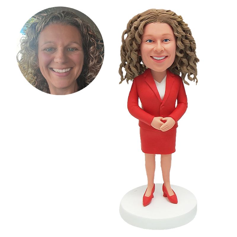 customized bobble head figure business woman professional woman ...