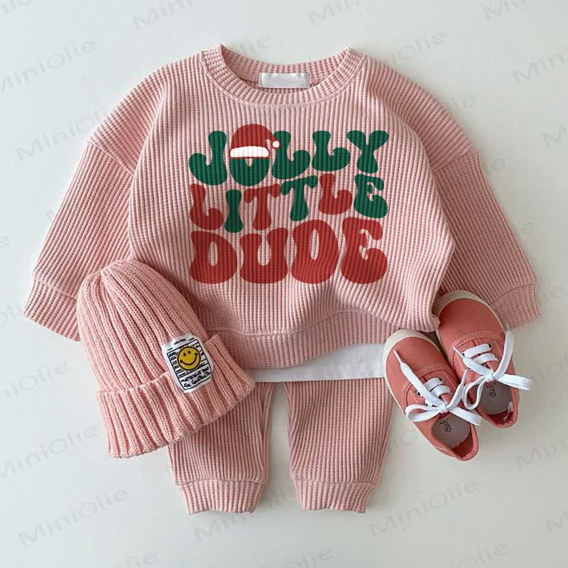 JOLLY LITTLE DUDE Baby Pink 2-Piece Set – MiniOlie-AU