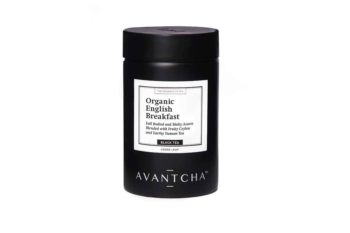 Organic English Breakfast Tin | AVANTCHA™ Tea Thailand