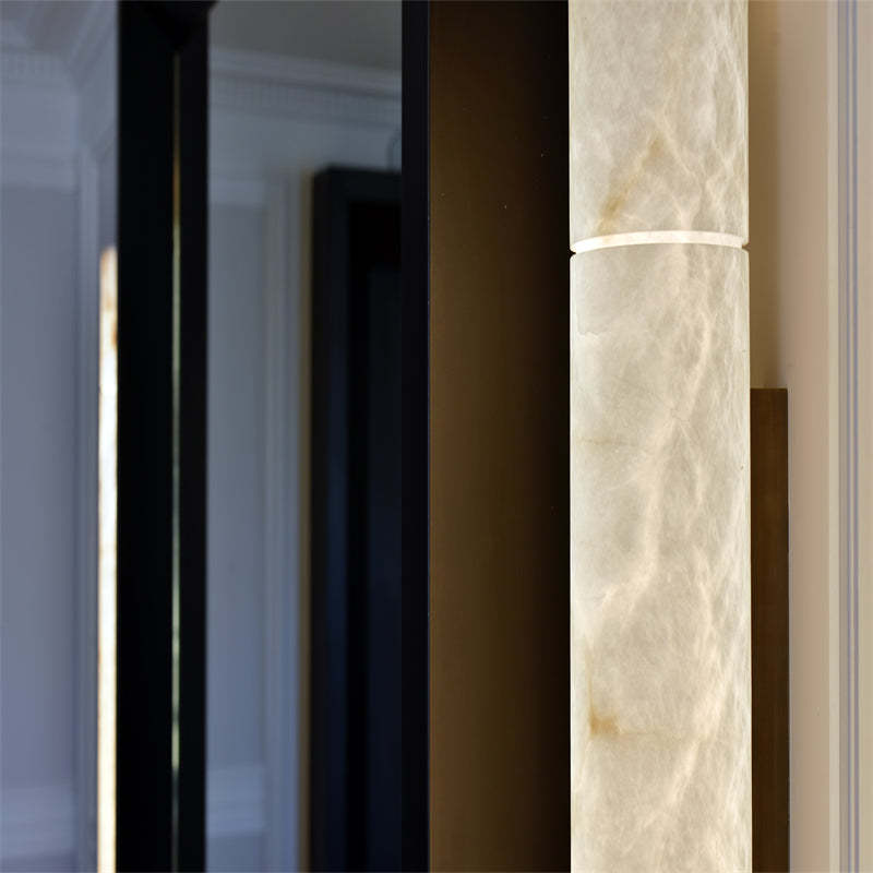 LS Garron Modern Alabaster Linear Wall Sconce – Lightingside