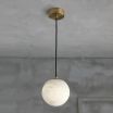 Alabaster Ball Pendant Light – Lightingside