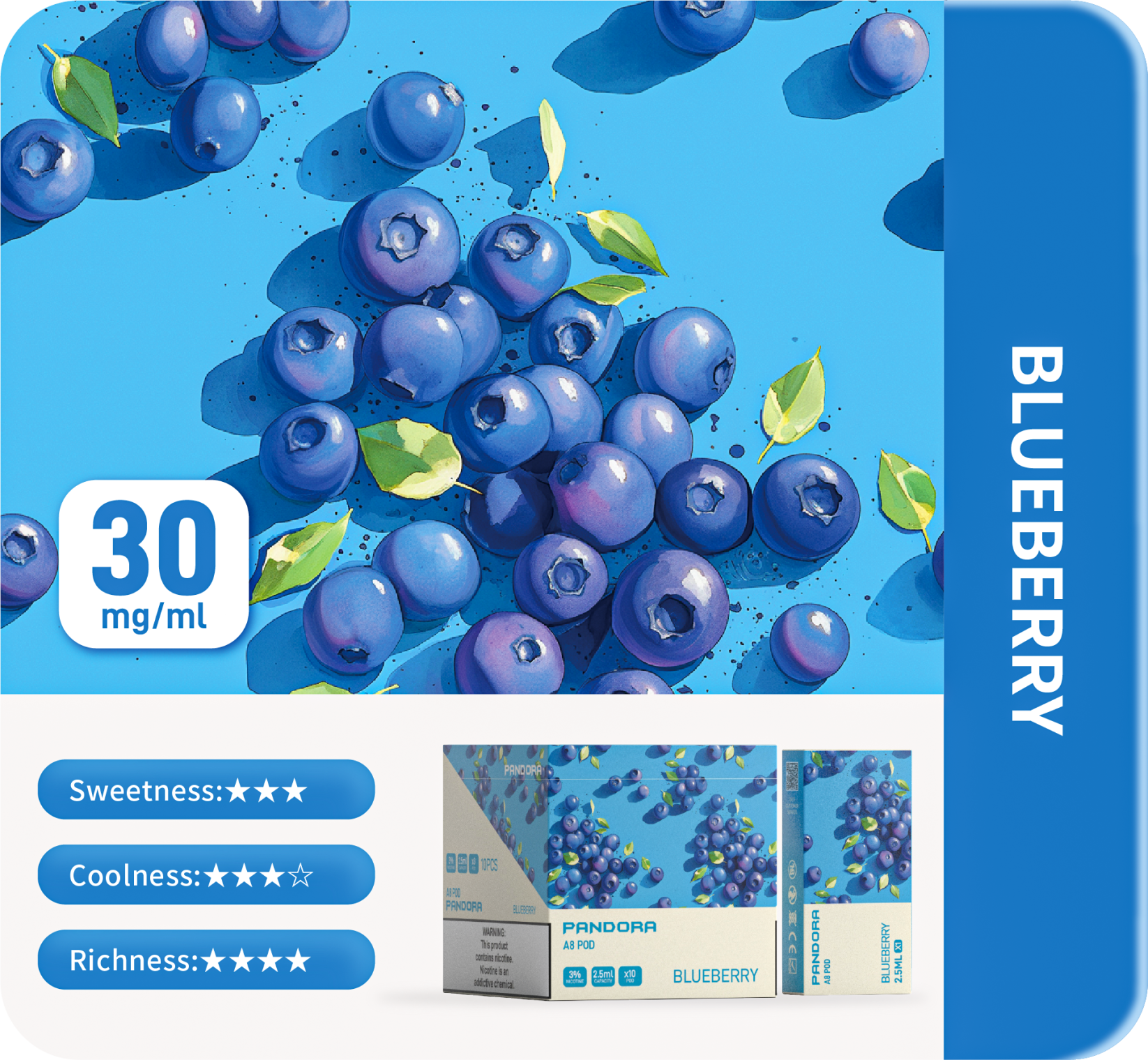 Blueberry – Pandora vape