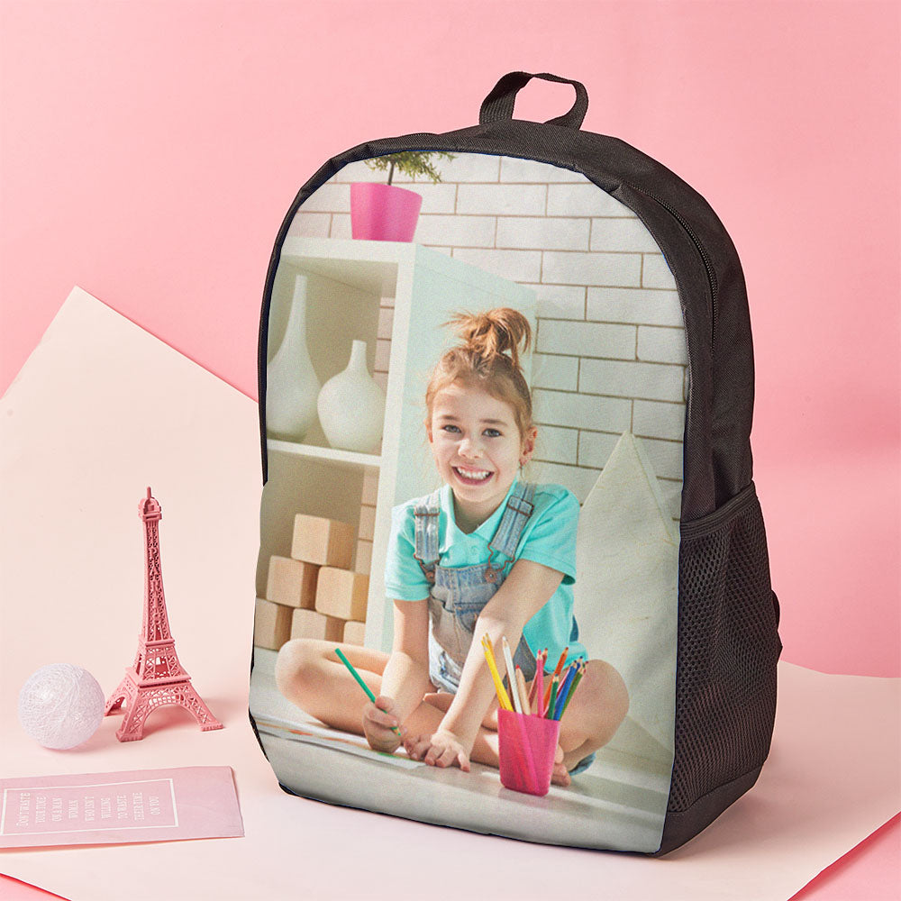 Custom Photo School Backpack, Picture Backpacks, Custom Photo Backpack