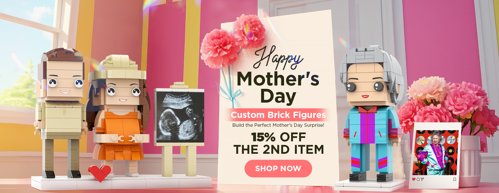 Custom Brick Figures, Personalized Interlocking Brick Plastic Toy