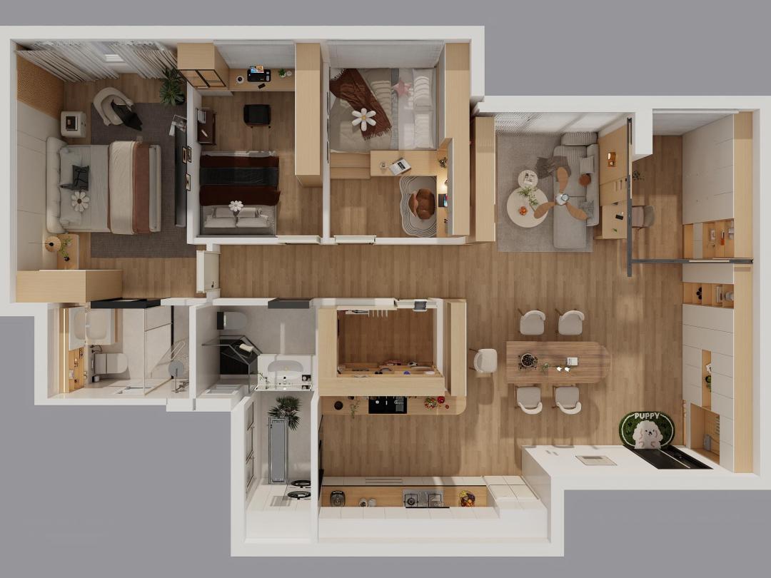 Singapore 5-Room BTO Flat Designed for Modern Living – Extreme Space ...