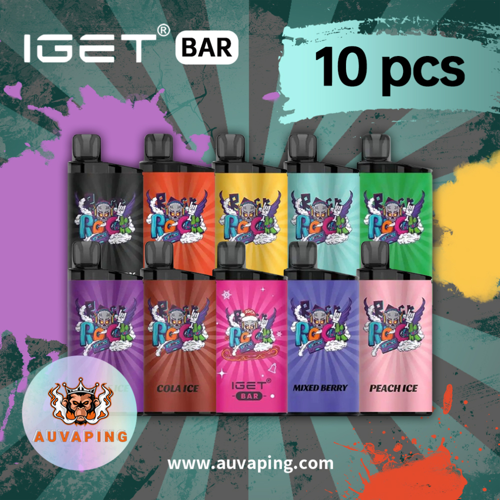 IGET BAR Packages 10pcs (Mix Flavors)in Australia. – AUVAPING
