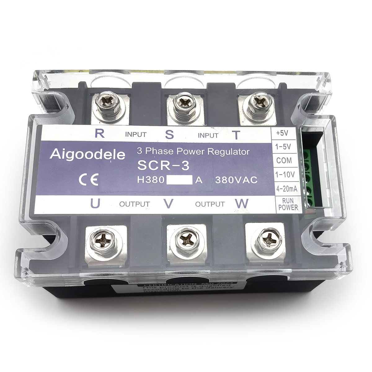 SCR-3 10A Three-Phase Voltage Regulator - 380V Intelligent Isolated ...