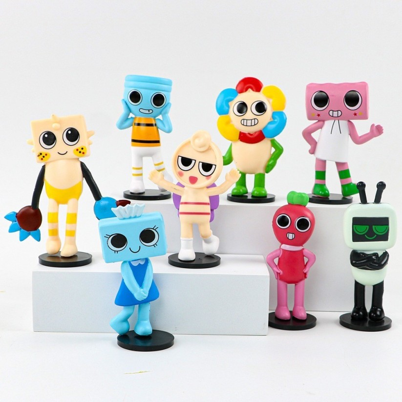 ZHUGE Mini Dandy's World Figures Toy DIY PVC Dandy's World Doll ...