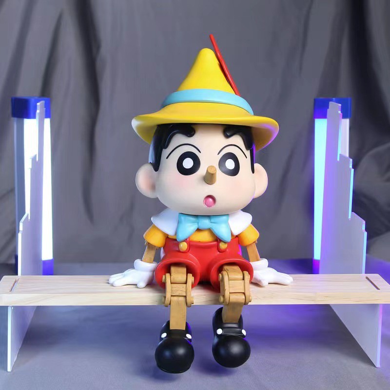 christmas Pinocchio Puppet Crayon Shin-Chan Nohara Shinnosuke Desktop ...