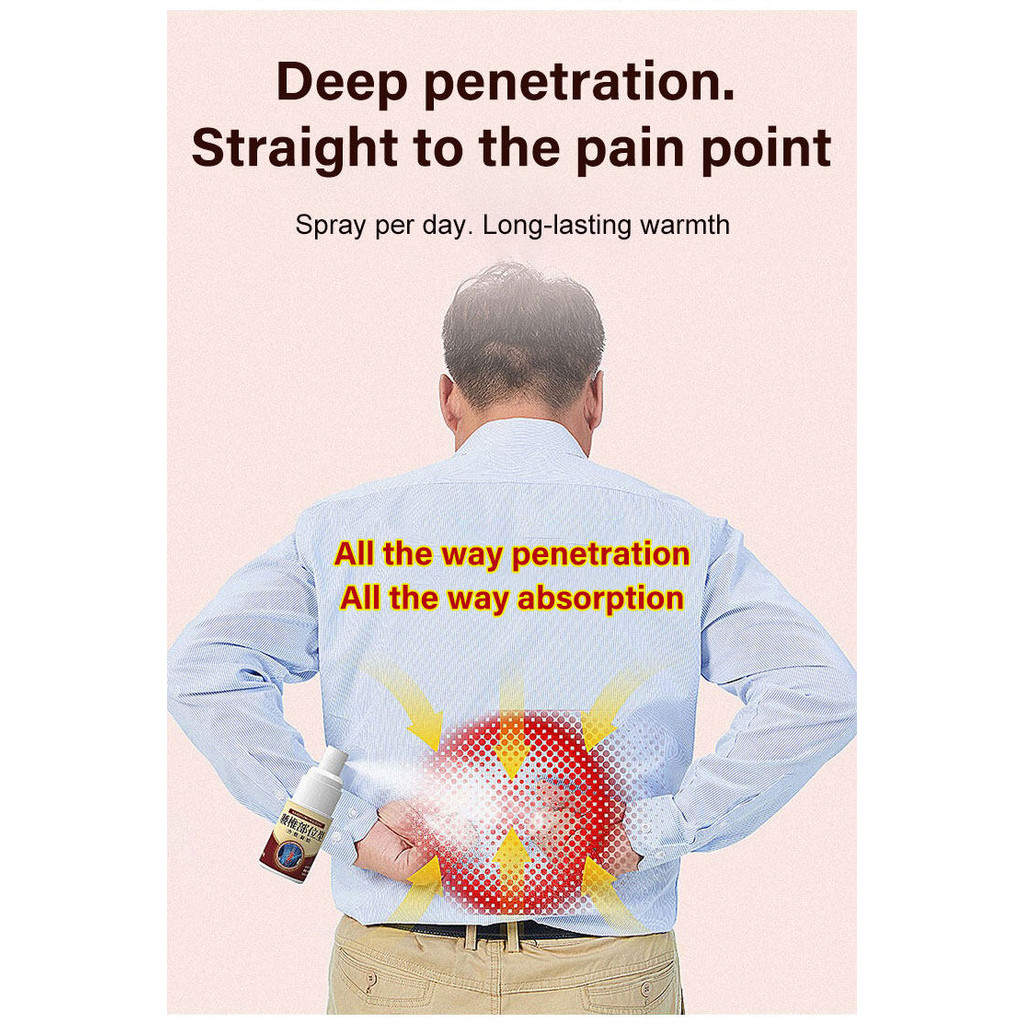 Authentic lumbar position type cold compress gel spray cervical spine ...