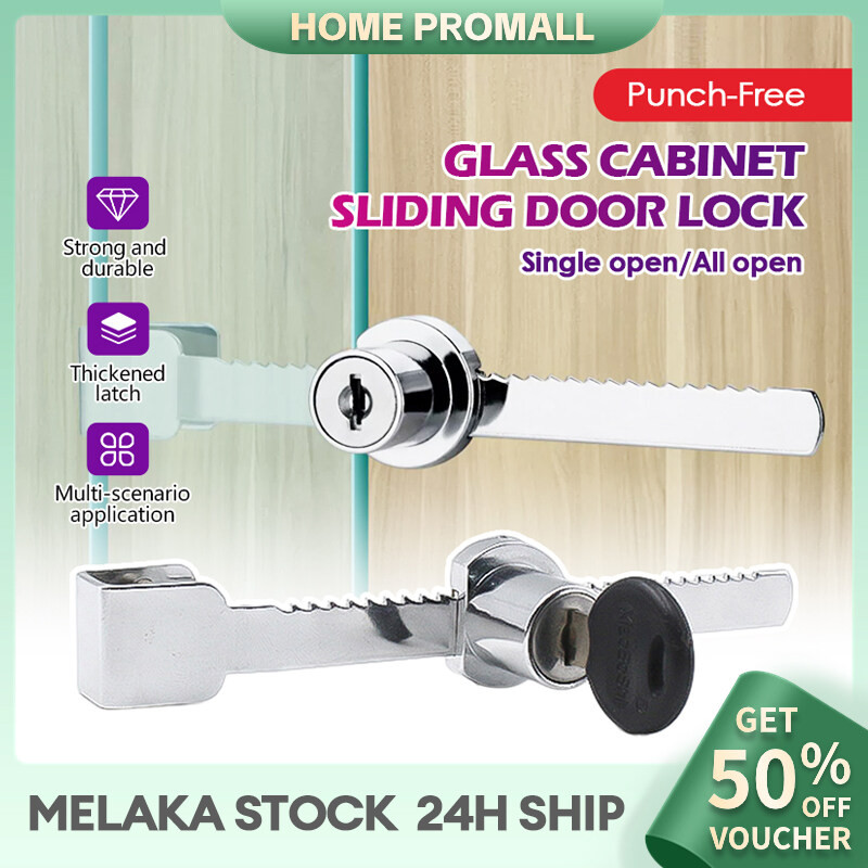 Glass Cabinet Lock with Keys Sliding Window Glass Door Lock Shop ...