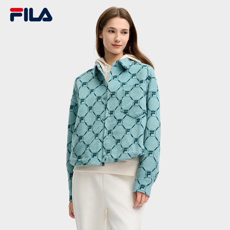 FILA CORE LIFESTYLE ORIGINALE HERITAGE Women Woolen Sweater (Light ...