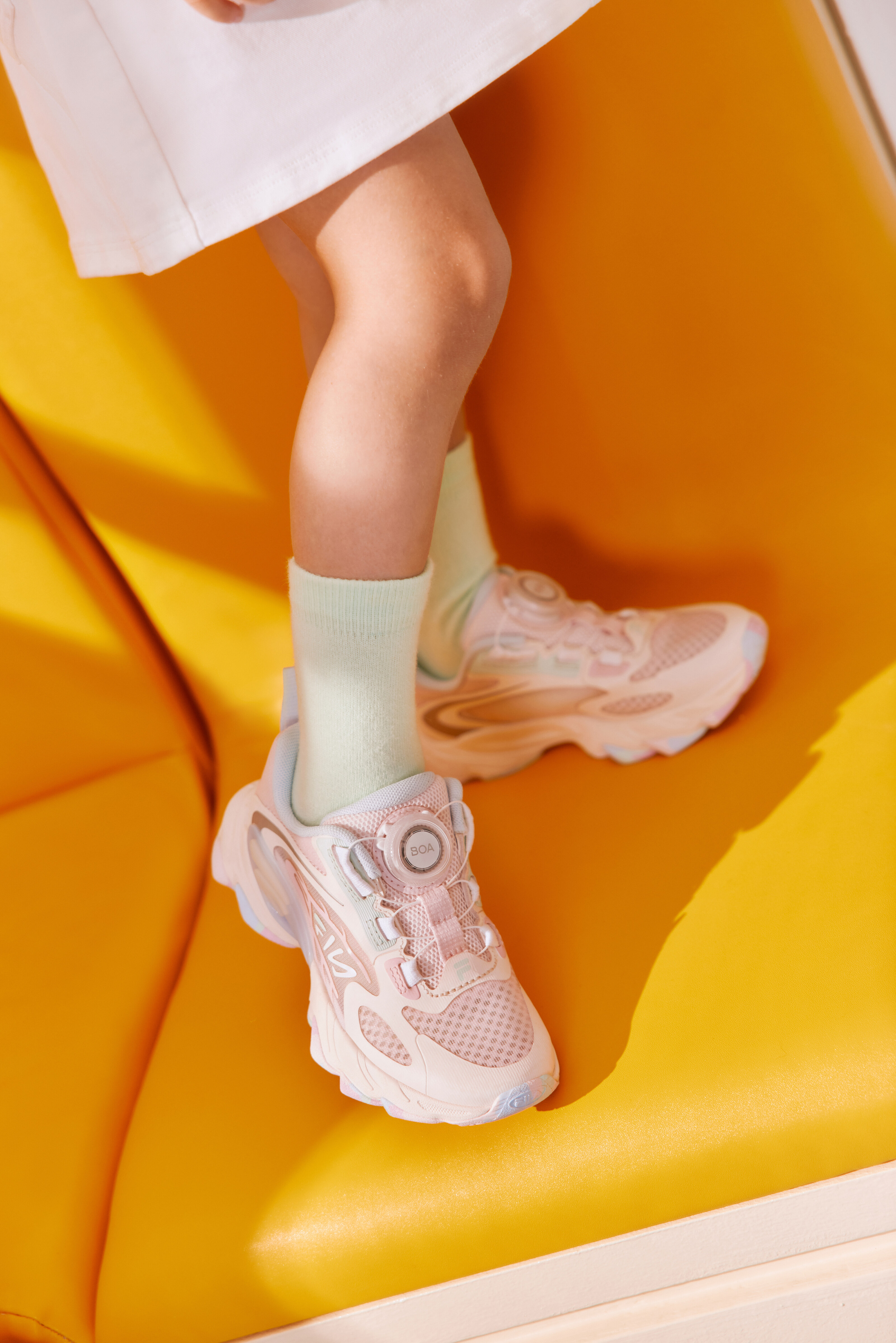 FILA KIDS SPHINX HERITAGE Girls Sneakers (Cream/Pastel Colorway) – FILA SG