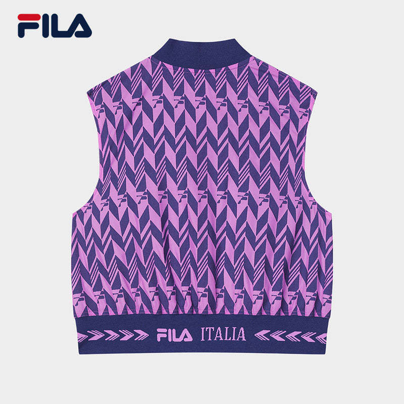 FILA CORE WHITE LINE EMERALD Women Woven Vest in Full Print – FILA SG