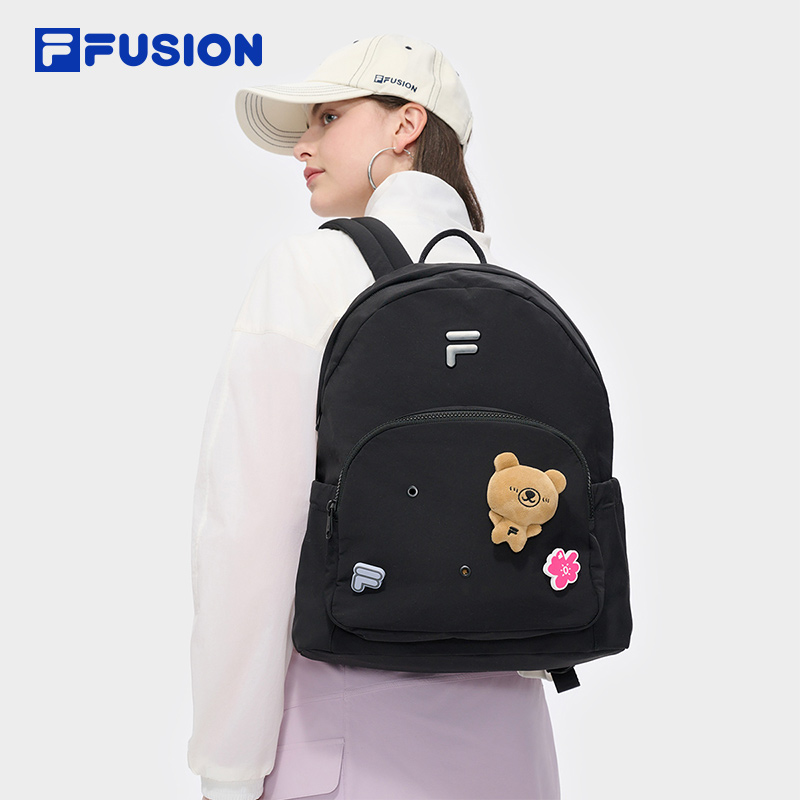 FILA FUSION INLINE BACKPACK Women Backpack (Black) – FILA SG