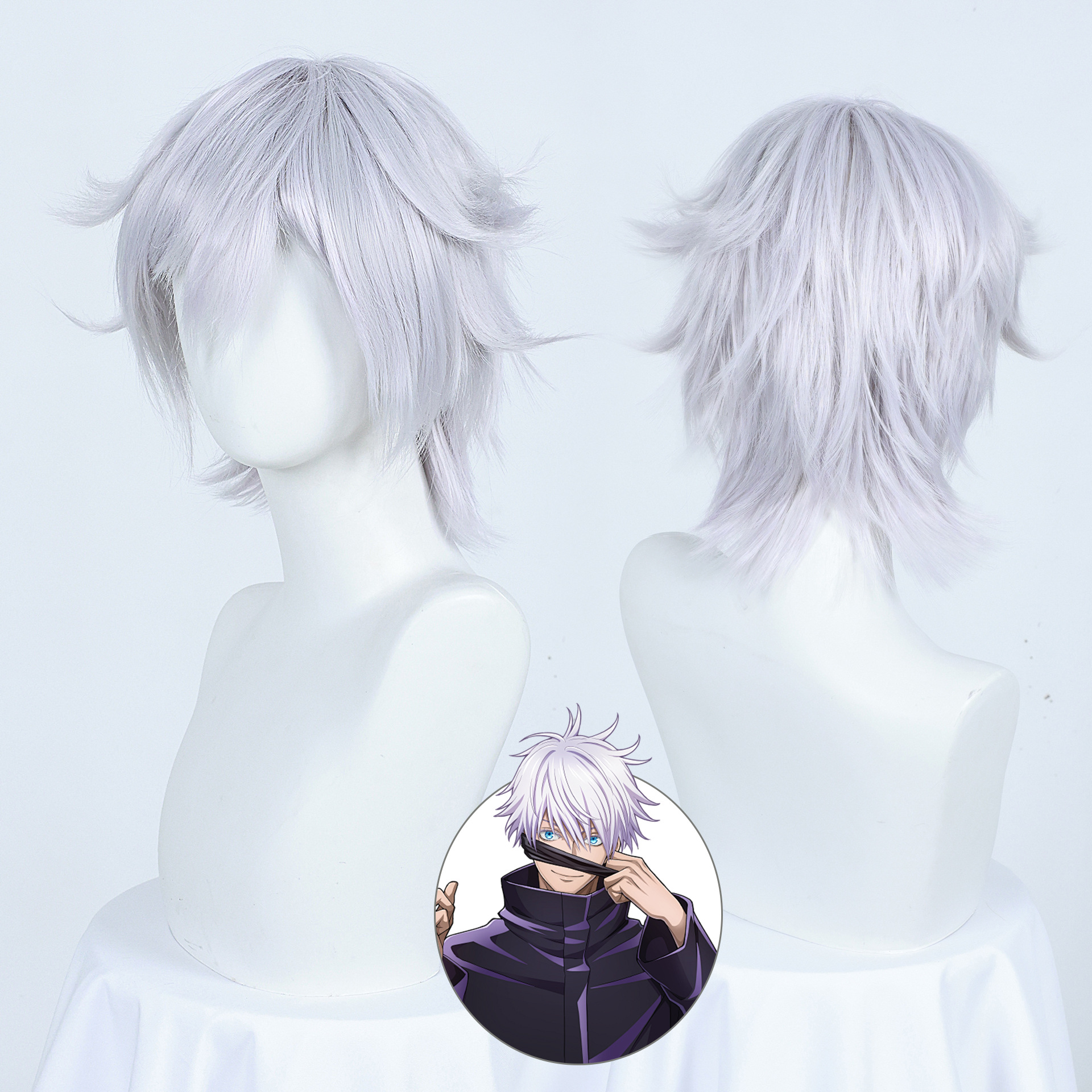 Jujutsu Kaisen Cosplay Wigs: Gojo Satoru