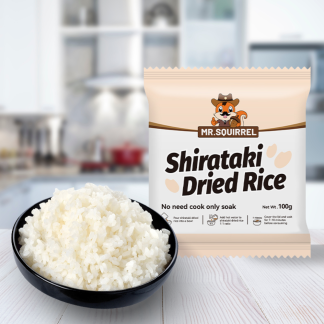 Mr. Squirrel® Dried Shirataki Rice - Small Pack