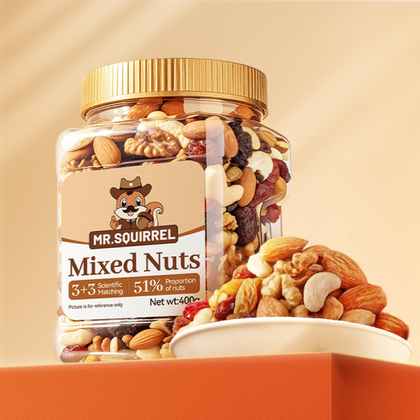 Mr. Squirrel® 3+3 Mixed Nuts