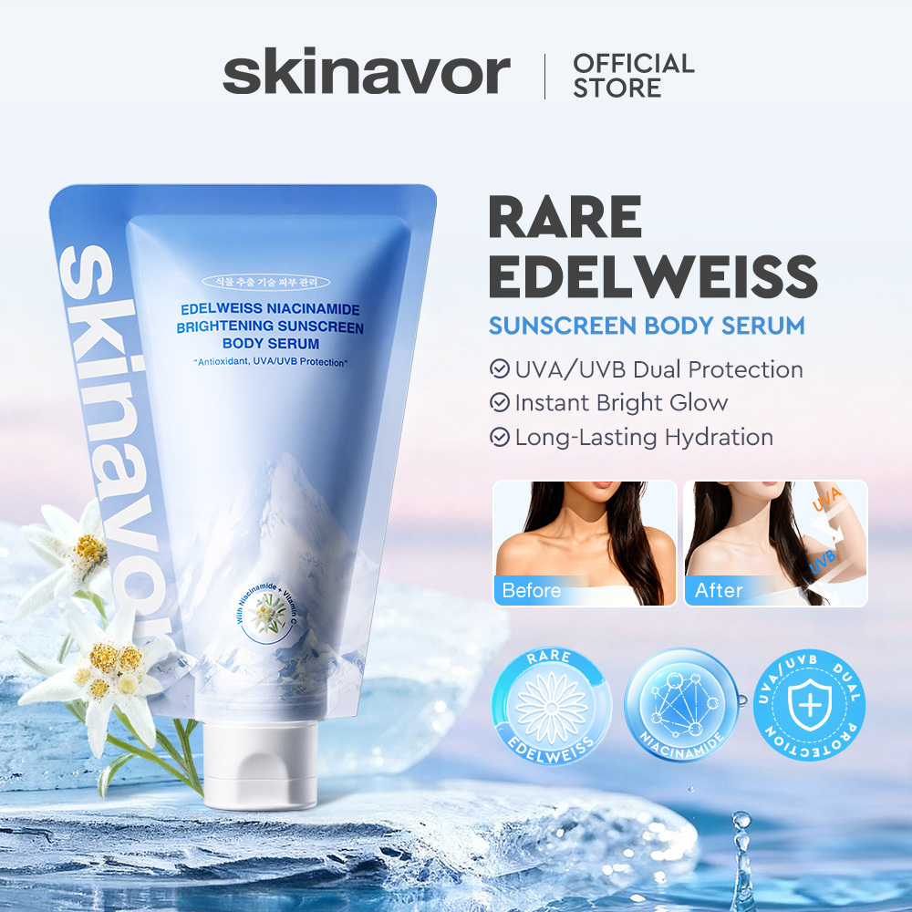 SKINEVER Edelweiss Niacinamide Brightening Sunscreen Body Serum ...