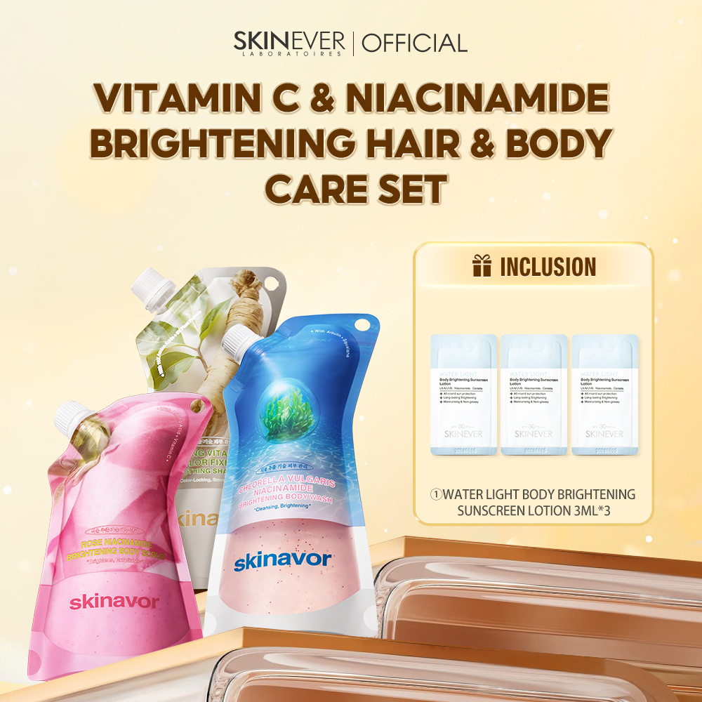 SKINAVOR Rose Niacinamide Brightening Body Scrub – SKINEVER PH