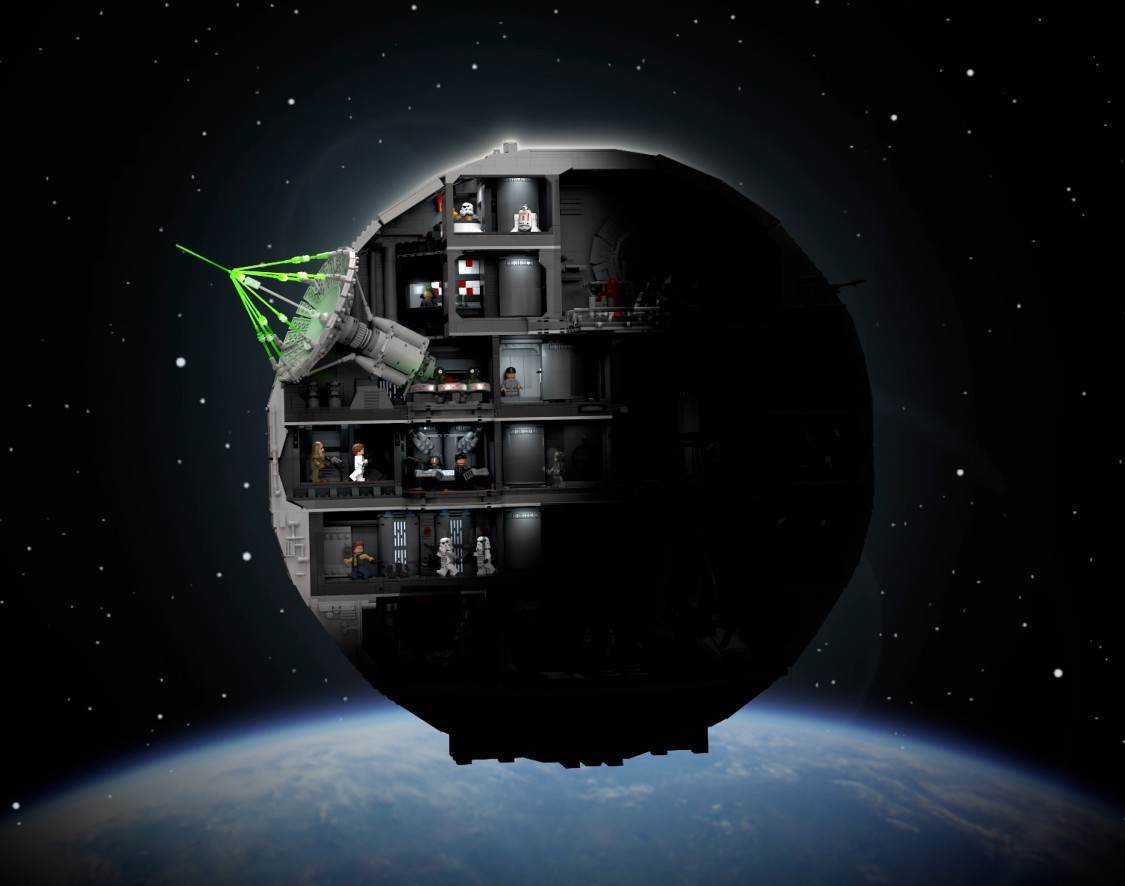 LEGO UCS Death Star: 38 Minifigures & 6 Layers of Star Wars Detail-marstoy