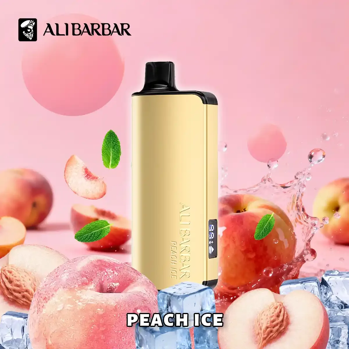 ALIBARBAR INGOT 9000 Puffs – Peach ice – JNR Cruiser