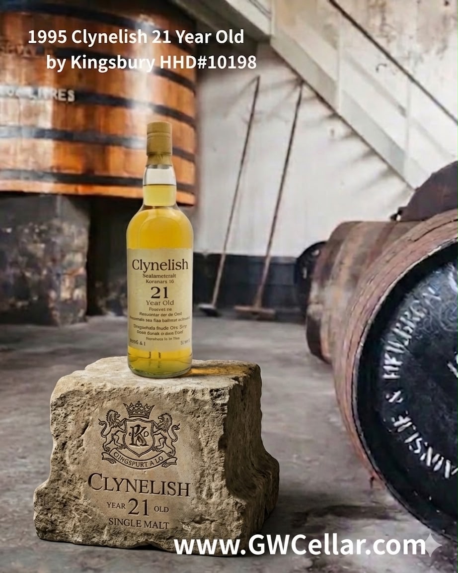 1995 Clynelish 21 Year Old by Kingsbury HHD #10198 – Global Wine Cellar