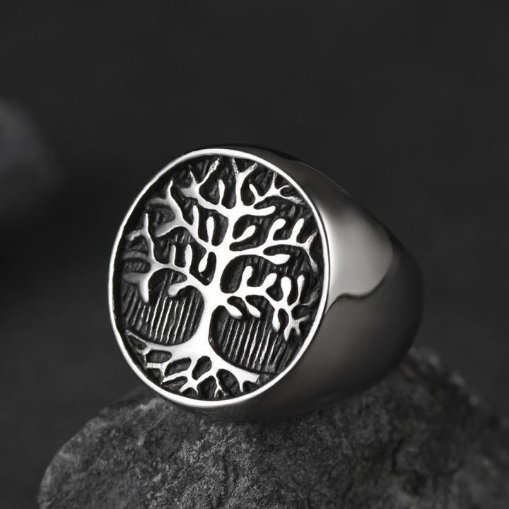 Tree of Life Signet Ring Mens Religious Jewelry | FaithHeart Jewelry ...