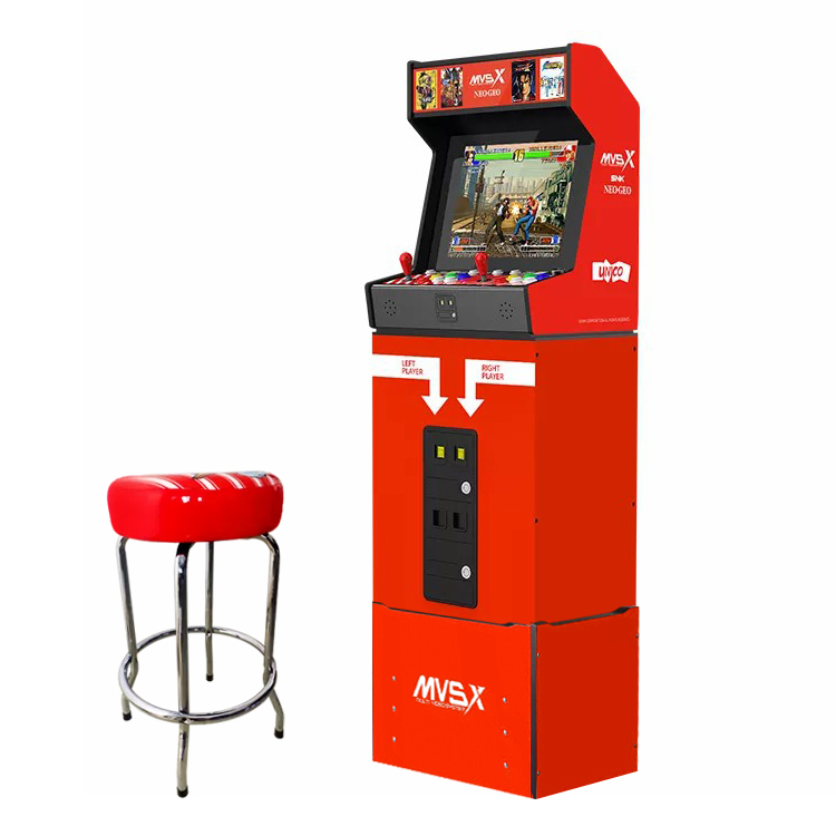 SNK MVSX Full Bundle Set with Riser and Stool