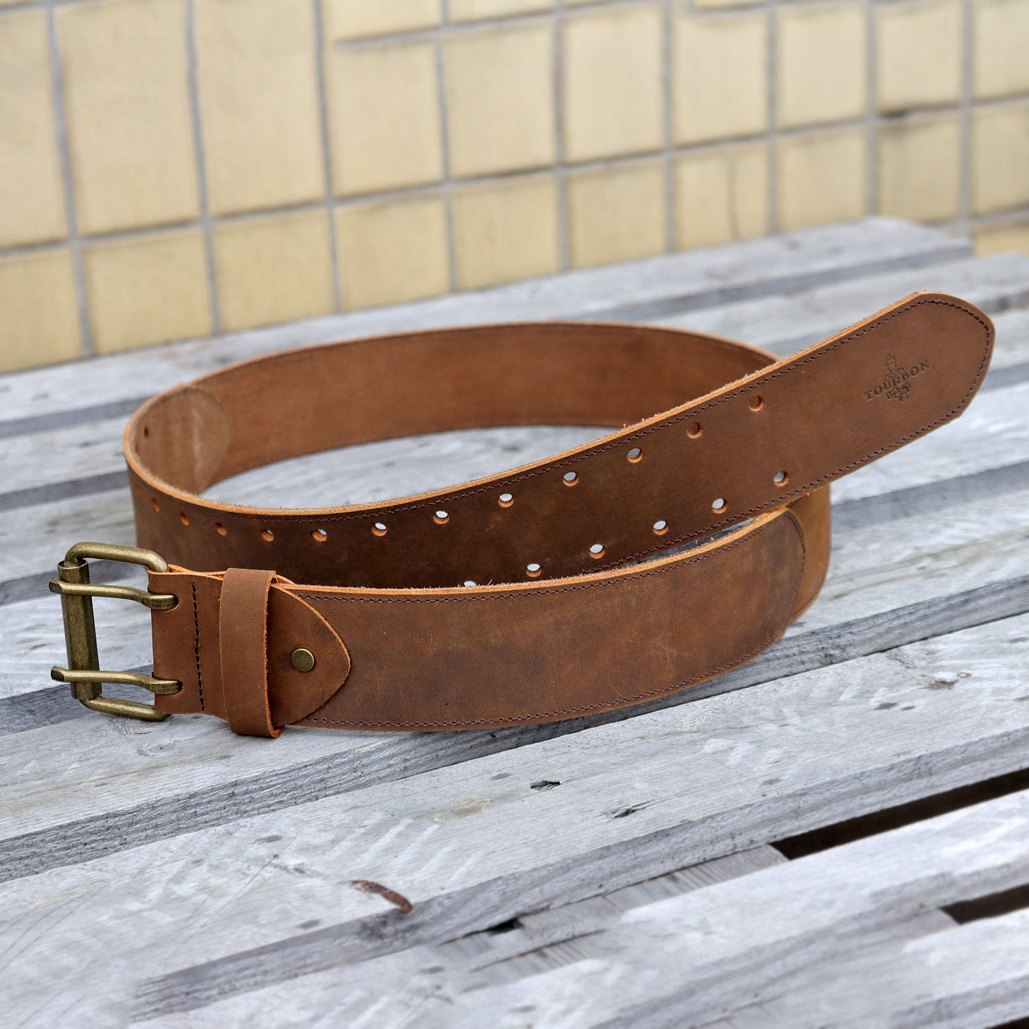 TOURBON 2-inch Wide Work Tool Belt for Men