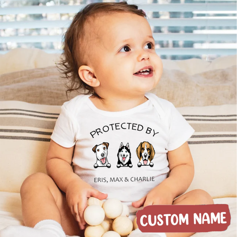 "Protected By" - Baby Onesie